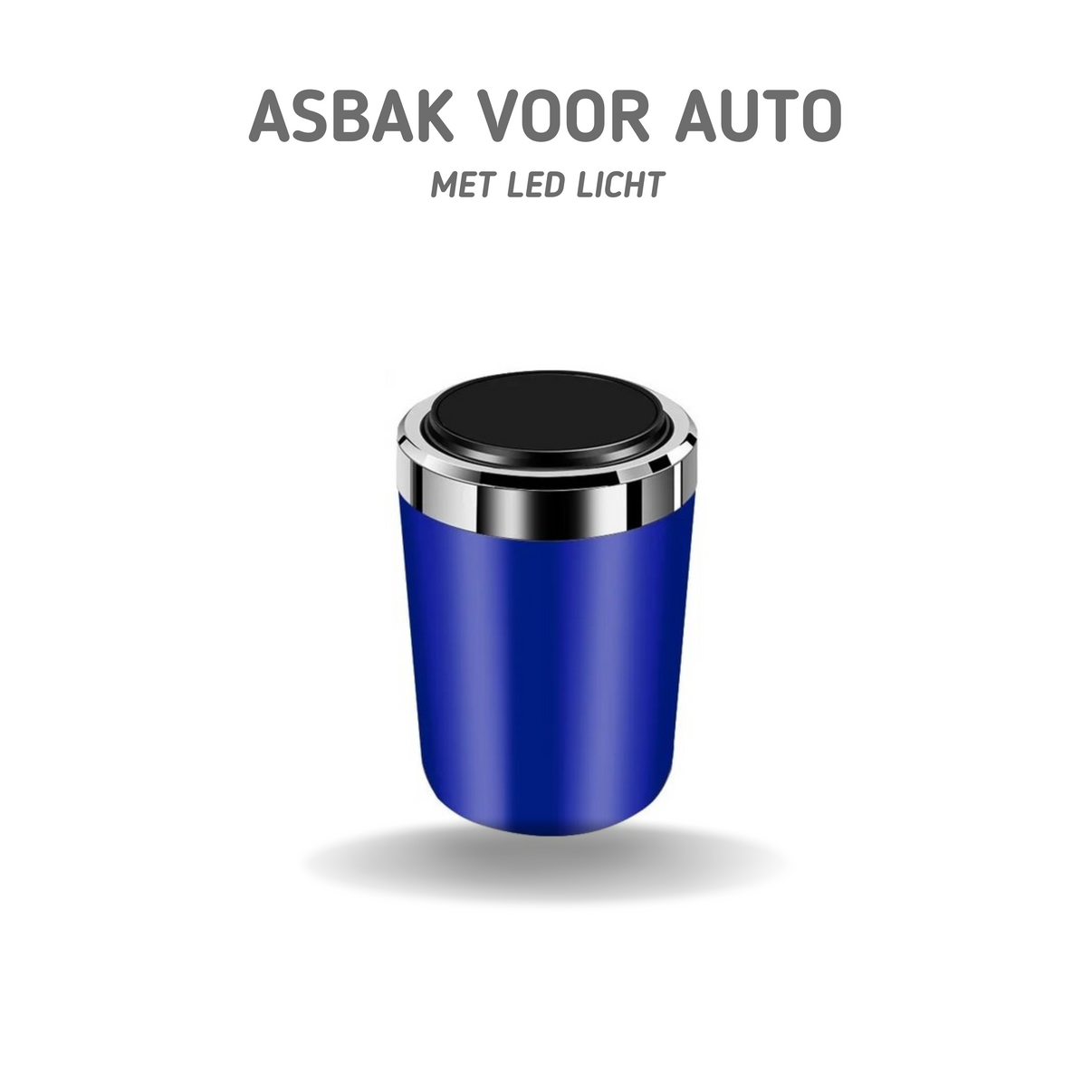 Asbak voor Auto - Auto Asbak - Asbak Bekerhouder - Blauw – moloo.nl
