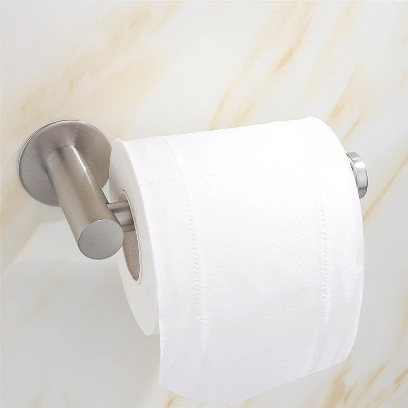 Wcrolhouder Chroom Staand Luxe Toiletrolhouder WC Rol Houder RVS – moloo.nl